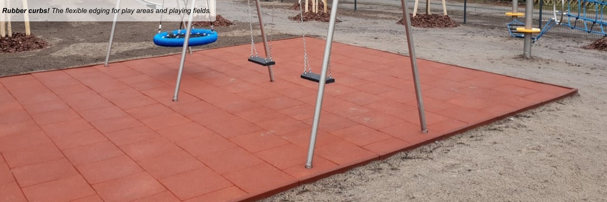 Rubber curb - curb stone 5 cm and 8 cm