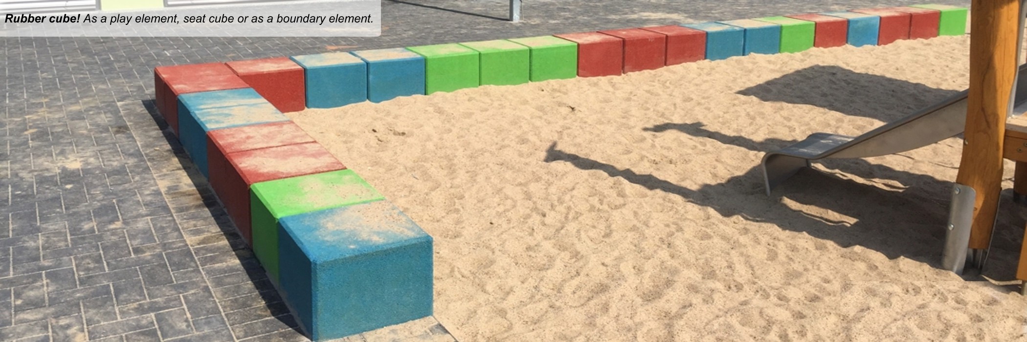 Rubber cube - 40 cm, 50 cm, 60 cm