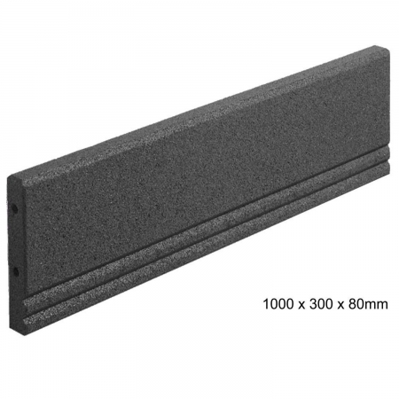 Tiefbord - Beet Randsteine 100x30x8 cm