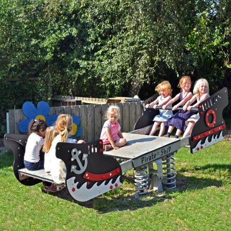 Große Wippe für Kinder (Themenwelt Piraten)